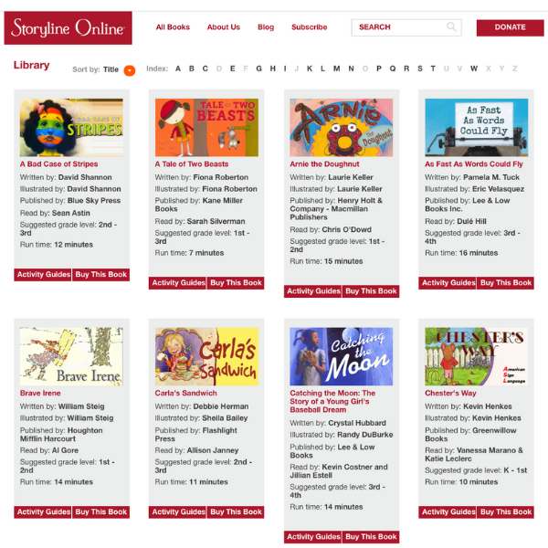 Storyline Online – Games & Learning