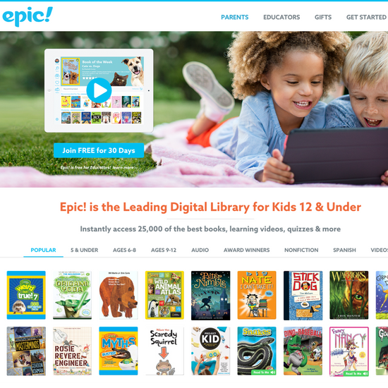 Epic! Books for Kids – Games & Learning